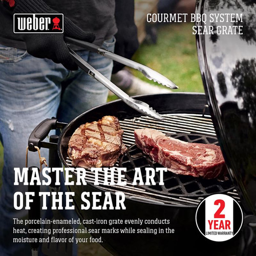 Weber 8834 Gourmet BBQ System Searing Grate - Bar-B-Que.com