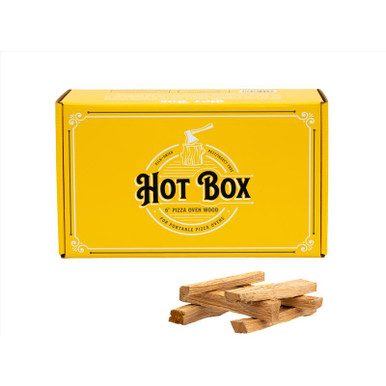 Hot Box Cooking Wood All Natural Oak Mini Logs 350 cu in - Bar-B-Que.com