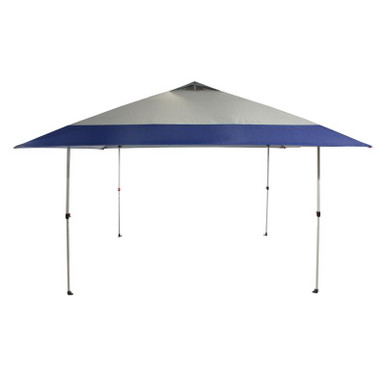 Crown Shade Blue One Touch Polyester Canopy - Bar-B-Que.com