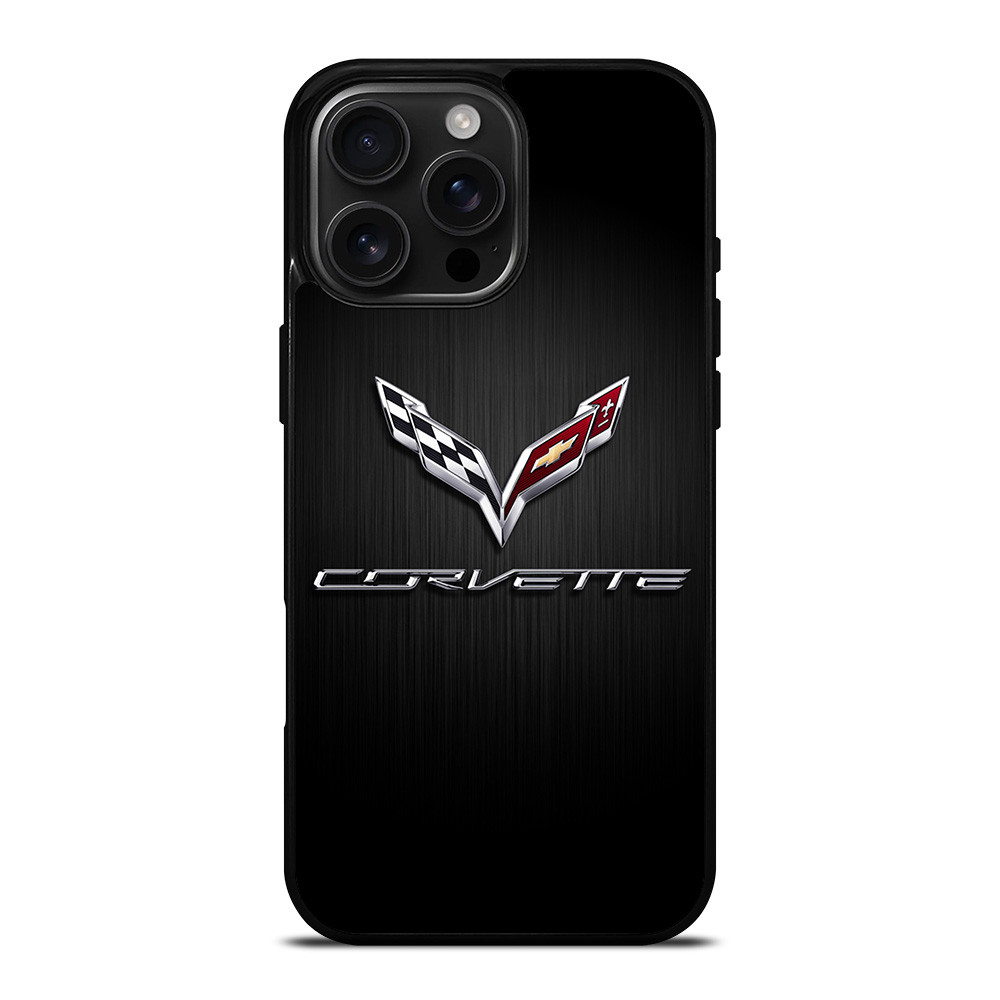 CORVETTE SYMBOLS BLACK iPhone 16 Pro Max Case