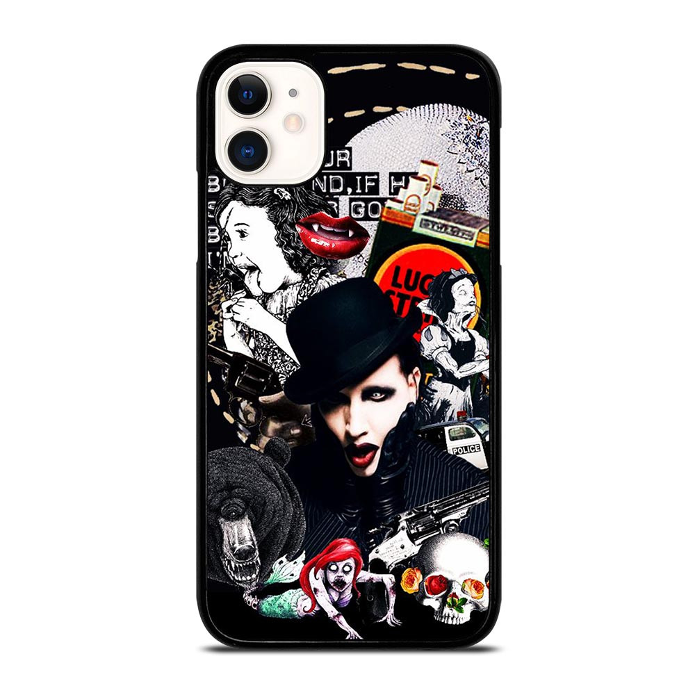 MARILYN MANSON GOTH COLLAGE iPhone 11 Case