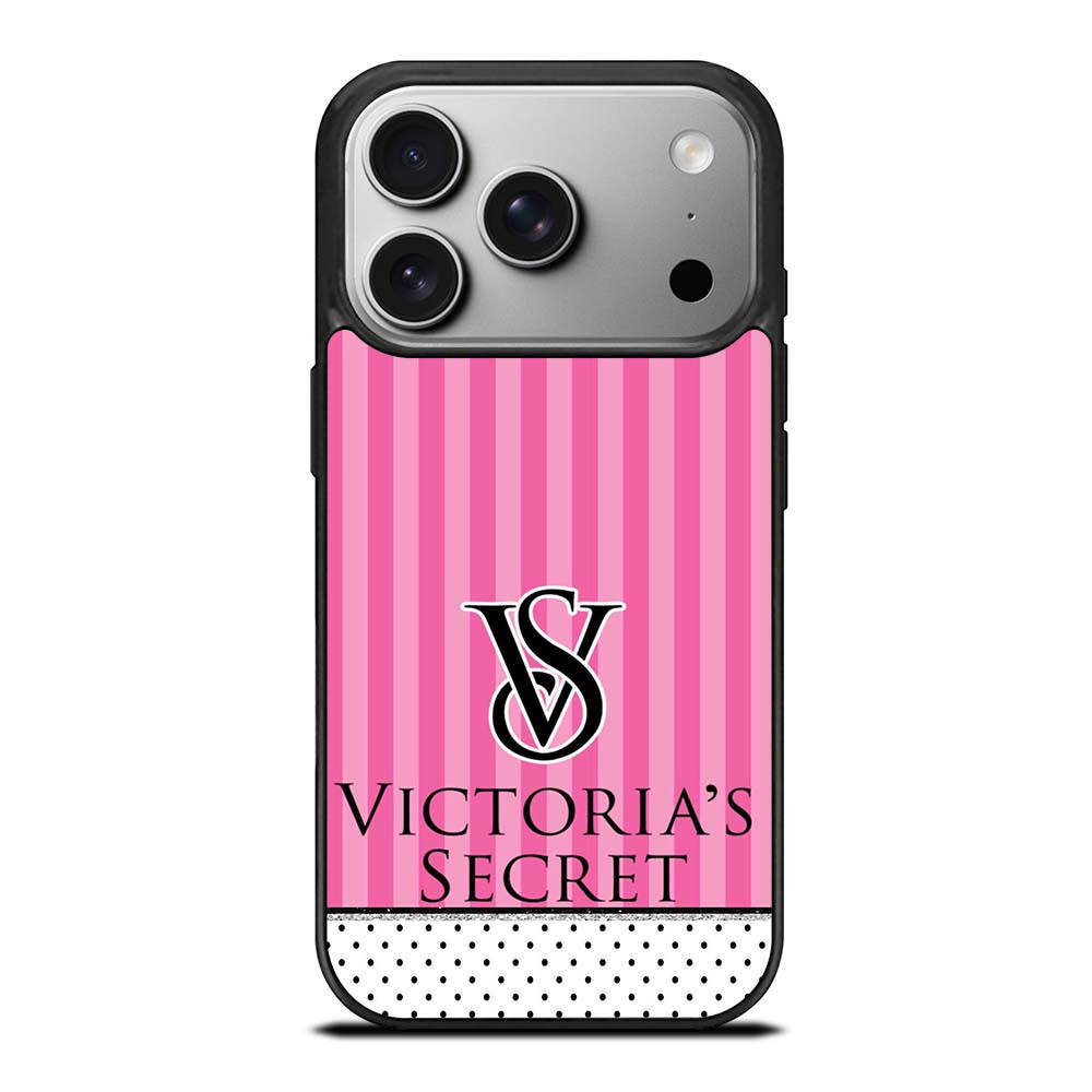 VICTORIA'S SECRET LOGO POLKADOT STRIPE iPhone 17 Pro Case