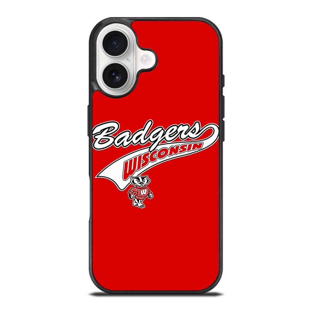 WISCONSIN BADGERS FOOTBALL SYMBOL iPhone 17 Case
