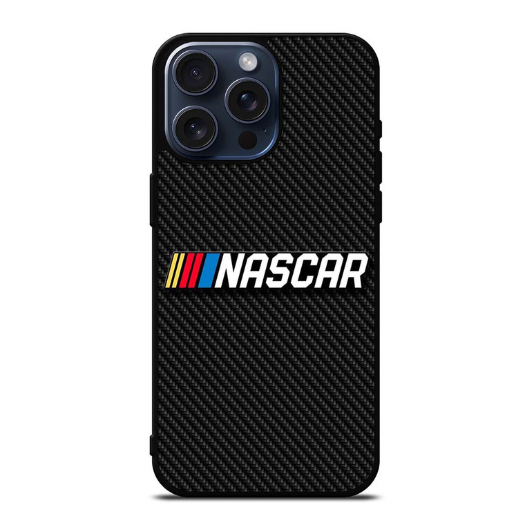 NASCAR RACING LOGO CARBON iPhone 15 Pro Max Case
