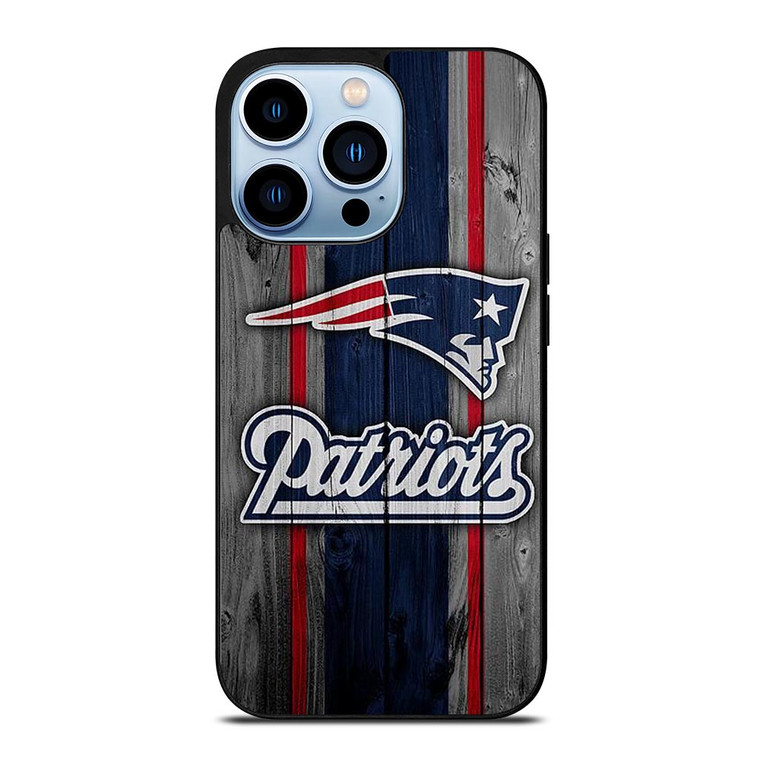 NEW ENGLAND PATRIOTS WOODEN LOGO iPhone 13 Pro Max Case