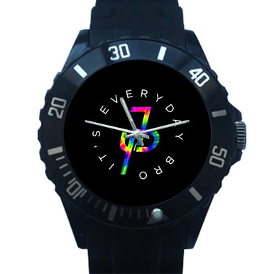 COVER THE RAINBOW JAKE PAUL NEW LOGO Plastic Watch