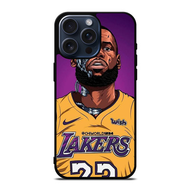 LEBRON JAMES LA LAKERS TERMINATOR iPhone 15 Pro Max Case