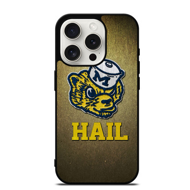 MICHIGAN WOLVERINES HAIL iPhone 15 Pro Case