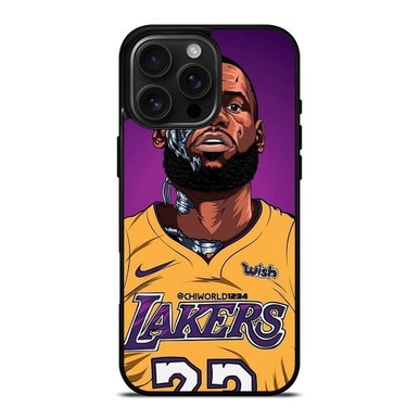 LEBRON JAMES LA LAKERS TERMINATOR iPhone 16 Pro Max Case