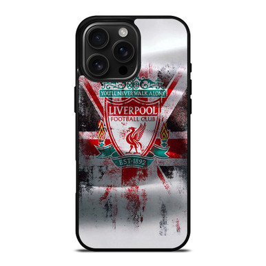LIVERPOOL FC LOGO ENGLAND FLAG iPhone 16 Pro Max Case