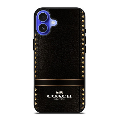 COACH BELT TEXTURE iPhone 16 Case