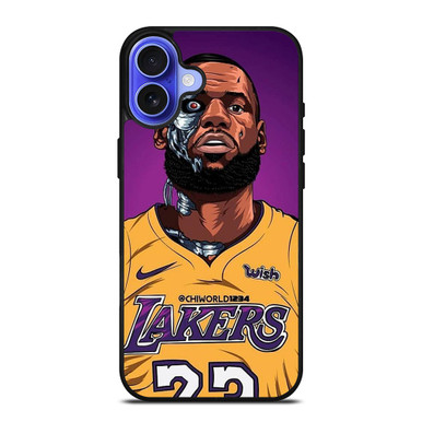 LEBRON JAMES LA LAKERS TERMINATOR iPhone 16 Case