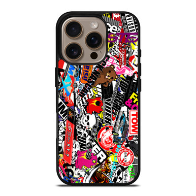 JMD STYLE VINILO STICKER BOMB iPhone 16 Pro Case