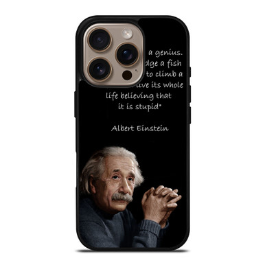 THE GENIUS ALBERT EINSTEIN QUOTE iPhone 16 Pro Case