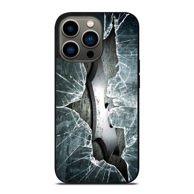 CRACKED OUT GLASS BATMAN THE DARK KNIGHT 2 iPhone 13 Pro Case