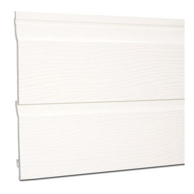Durasid White Double Embossed Cladding 333mm x 5m - Monster Plastics