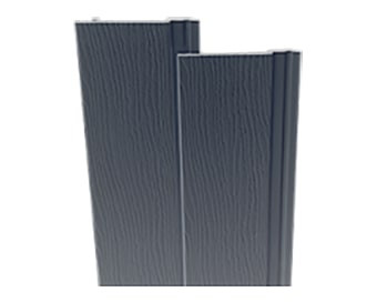 Durasid Anthracite Grey Embossed Vertical siding 167 mm x 5m - Monster ...