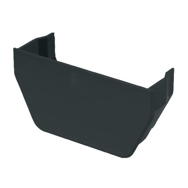 Anthracite Square Gutter Stop End Internal - Monster Plastics