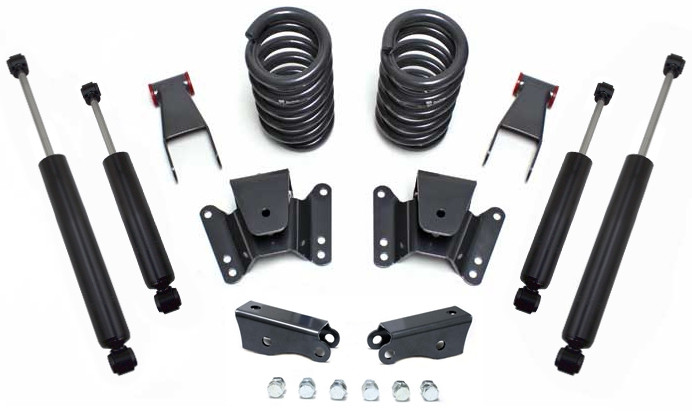 1973-1987 Chevy C10 2wd 2/4 Lowering Kit - MaxTrac KH331124 - MaxTrac ...
