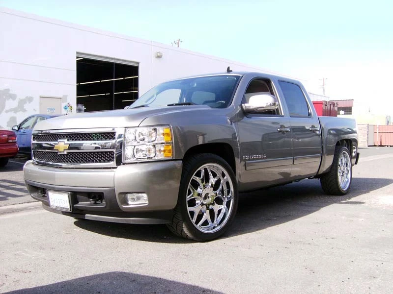2007-2013 Chevy Silverado 2wd/4wd 3/5" Lowering Kit - MaxTrac KS331335 ...