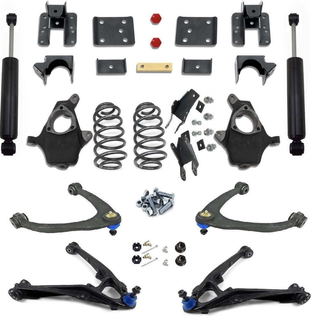 2014-2018 Chevy Silverado 1500 4WD All Cabs 3/5 or 4/6 Premium Drop Kit ...