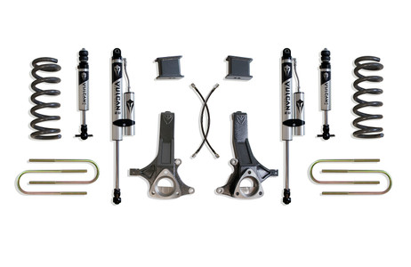 2002-2008 Dodge RAM 1500 2WD 7" / 4" Lift Kit W/ Vulcan Resi Shocks ...