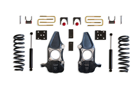 2015-2025 Ford F-150 2WD/4WD 3" / 5" Lowering Kit - MaxTrac KC333235-8 ...