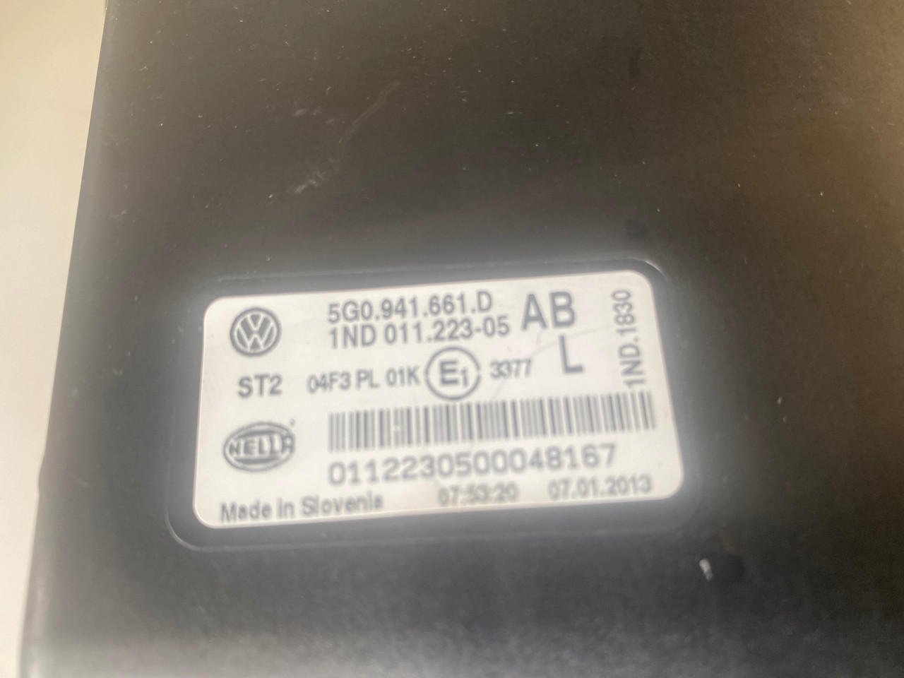 VW GOLF MK7 USED LH FOGLIGHT 5G0 941 661 D - Parts 4 European Cars