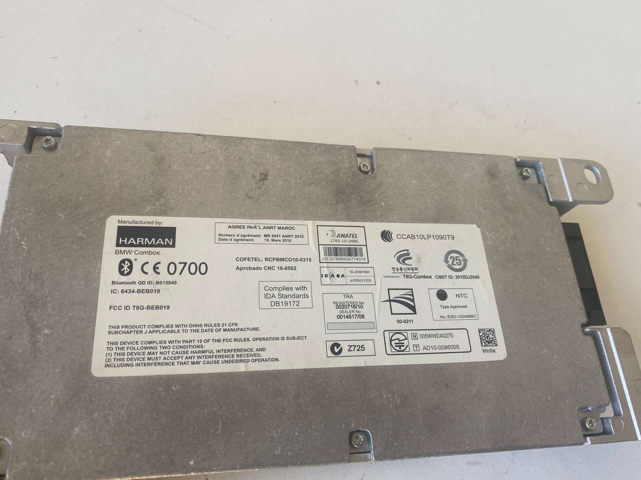 BMW X5 E70 LATE USED BLUETOOTH MODULE 84.10 - 9 248 178 -01 - Parts 4 ...