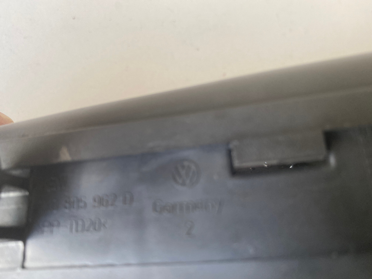 VW BEETLE 2012-2016 USED AIR INTAKE DUCT 1K0 805 962 D - Parts 4 ...