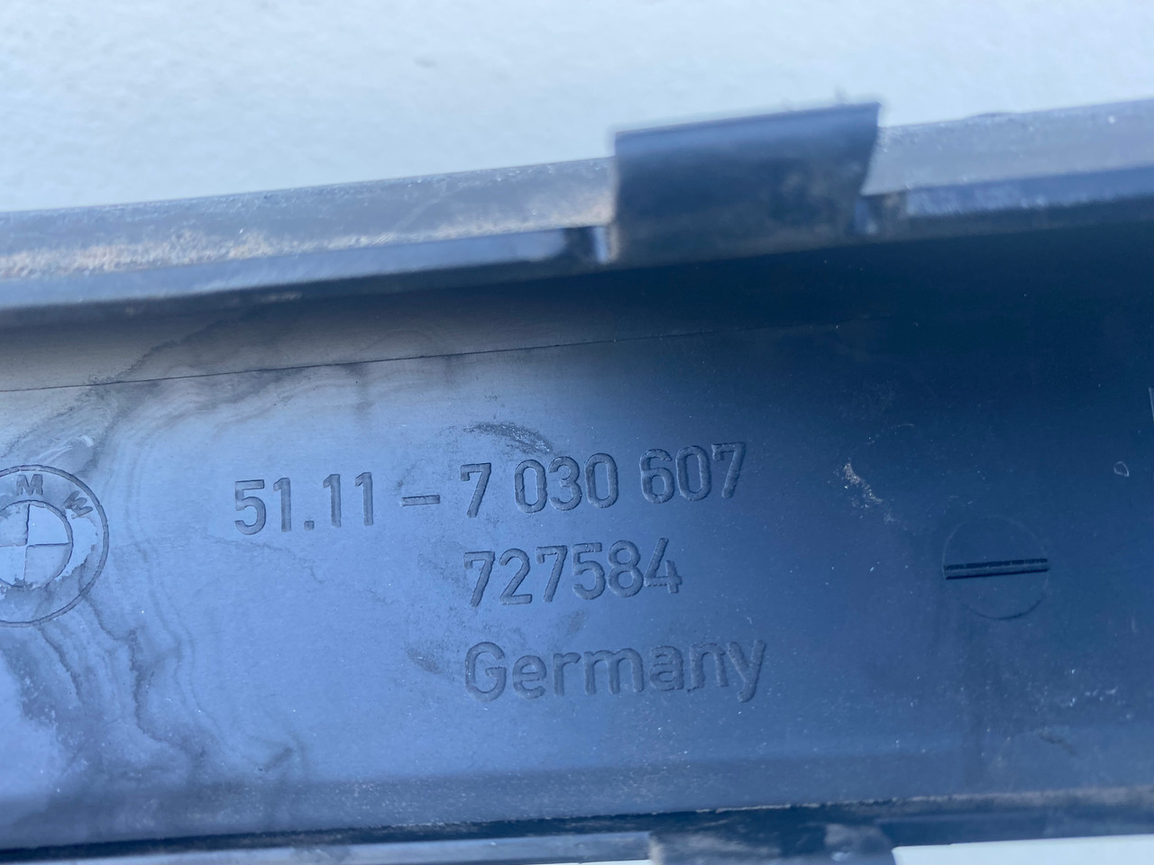 BMW E46 SEDAN SERIES 2 USED LH FRONT BAR MOULD 51.11 - 7 030 607 ...