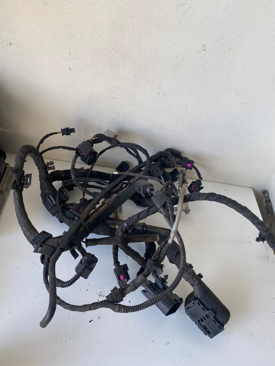VW AMAROK LATE 2L TDI CSHA ENGINE USED ENGINE WIRING HARNESS 2H0 971 ...