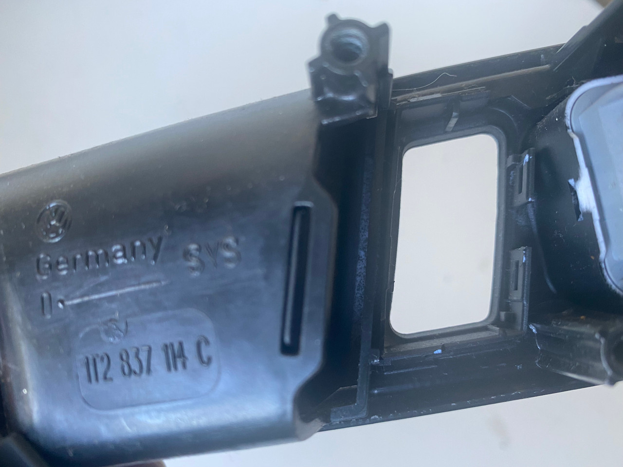 VW CADDY LIFE USED CHROME RHF INNER DOOR HANDLE WITH MIRROR SWITCH 1T2 ...