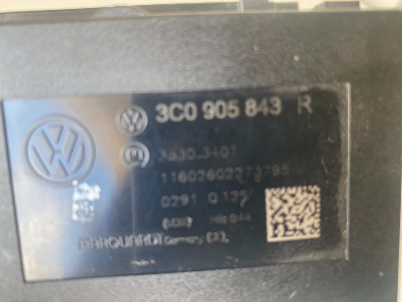 VW PASSAT CC 3C USED IGNITION SWITCH STOP START WITH THE KEY 3C0 905 ...