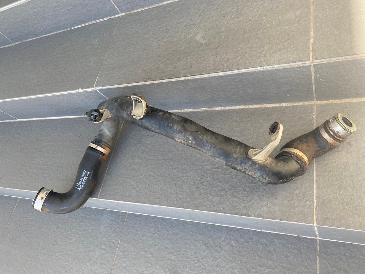 VW CADDY USED TUBRO INTERCOOLER PIPE WITH 2 HOSES 3C0 145 762 3C0 145 ...
