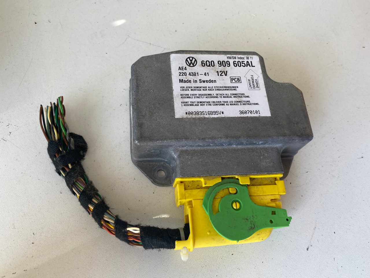 Vw Beetle Airbag Module at Michael Carandini blog