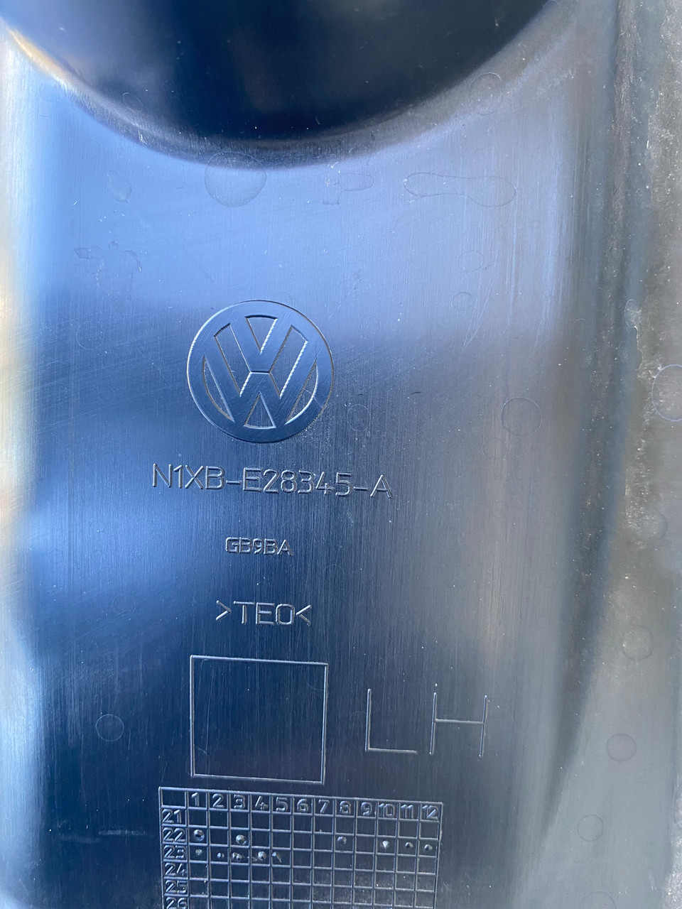 VW AMAROK 2023 USED LHR INNER GUARD LINER N1XB-E28345-A - Parts 4 ...