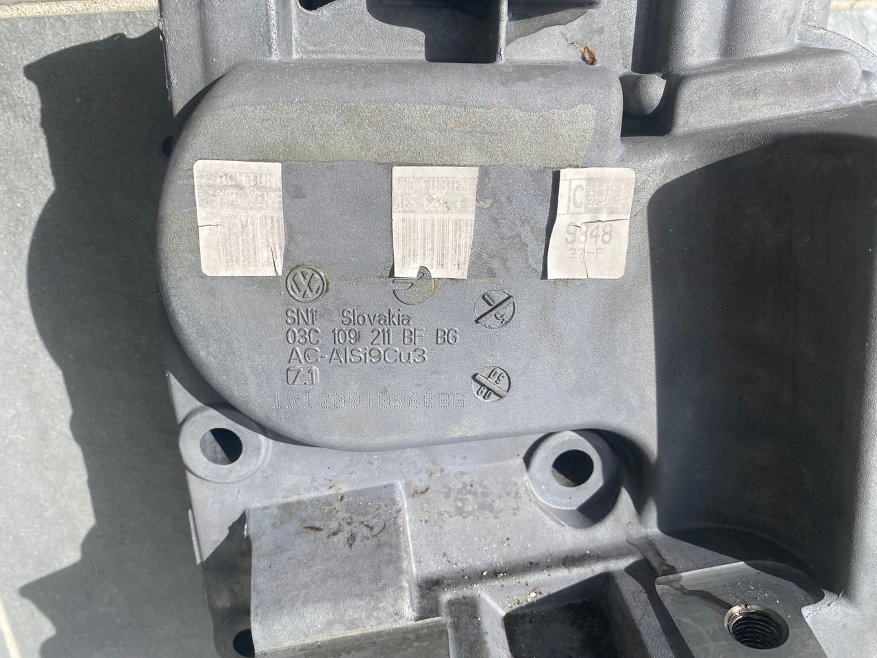 VW GOLF JETTA TIGUAN CAVD ENGINE USED FRONT TIMING COVER 03C 109 211 BF ...