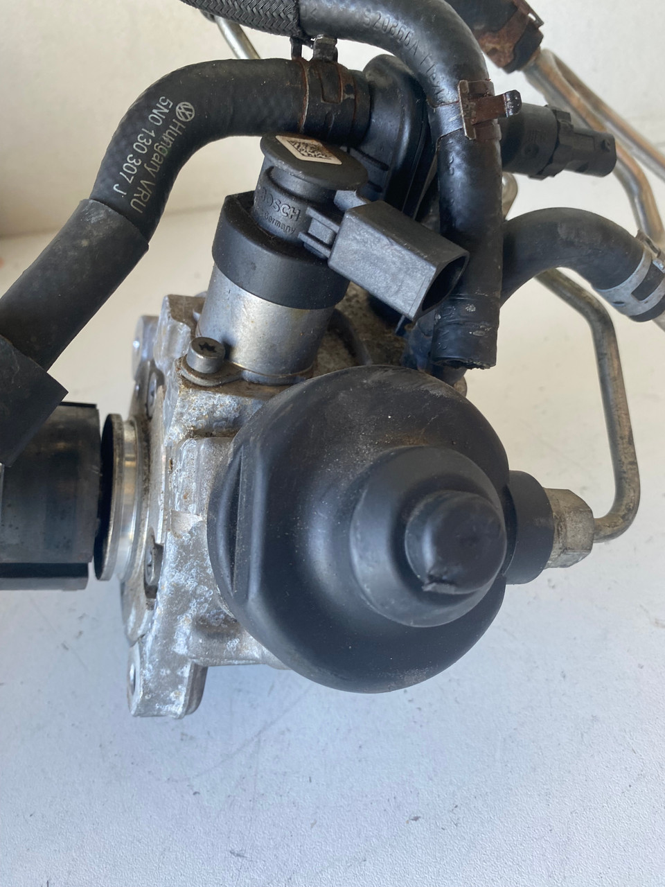 VW GOLF AUDI 2L TDI CBBB ENGINE AUDI A4 CAGAUSED HIGH PRESSURE PUMP 03L ...