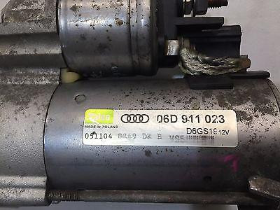 AUDI A4 B7 2004-2007 2L TURBO BGB MANUAL STARTER MOTOR 06D 911 023 ...
