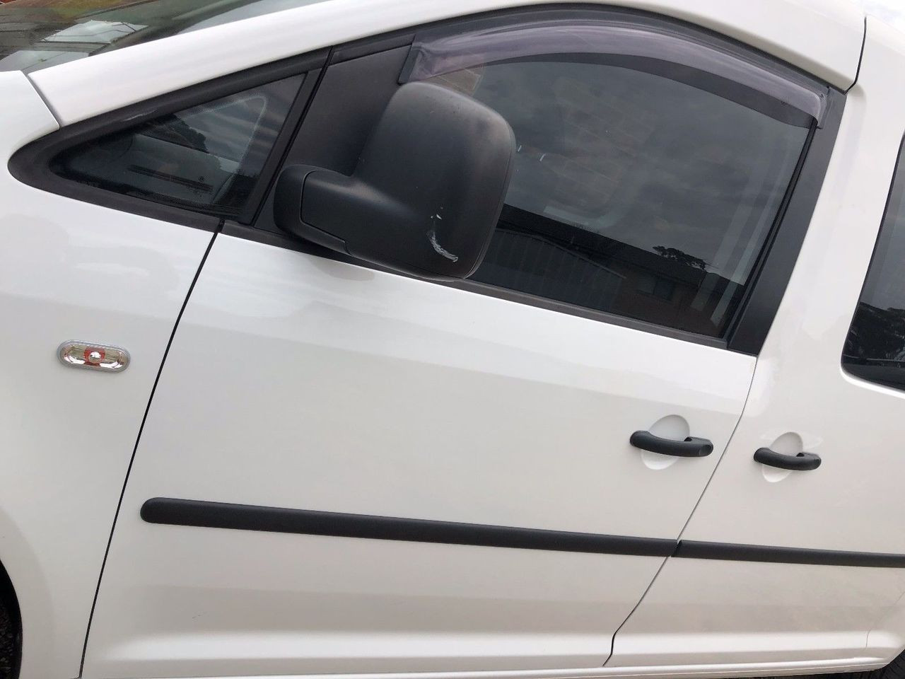 VOLKSWAGEN CADDY 2008-2014 USED LHF DOOR SHELL IN WHITE PAINT CODE B9A ...