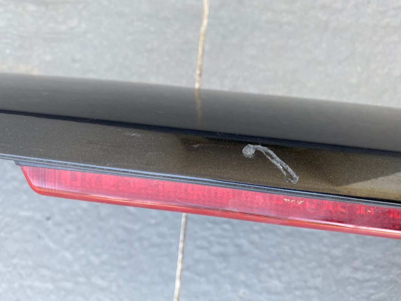 VW POLO 9N GTI USED TAILGATE SPOILER IN BLACK - Parts 4 European Cars