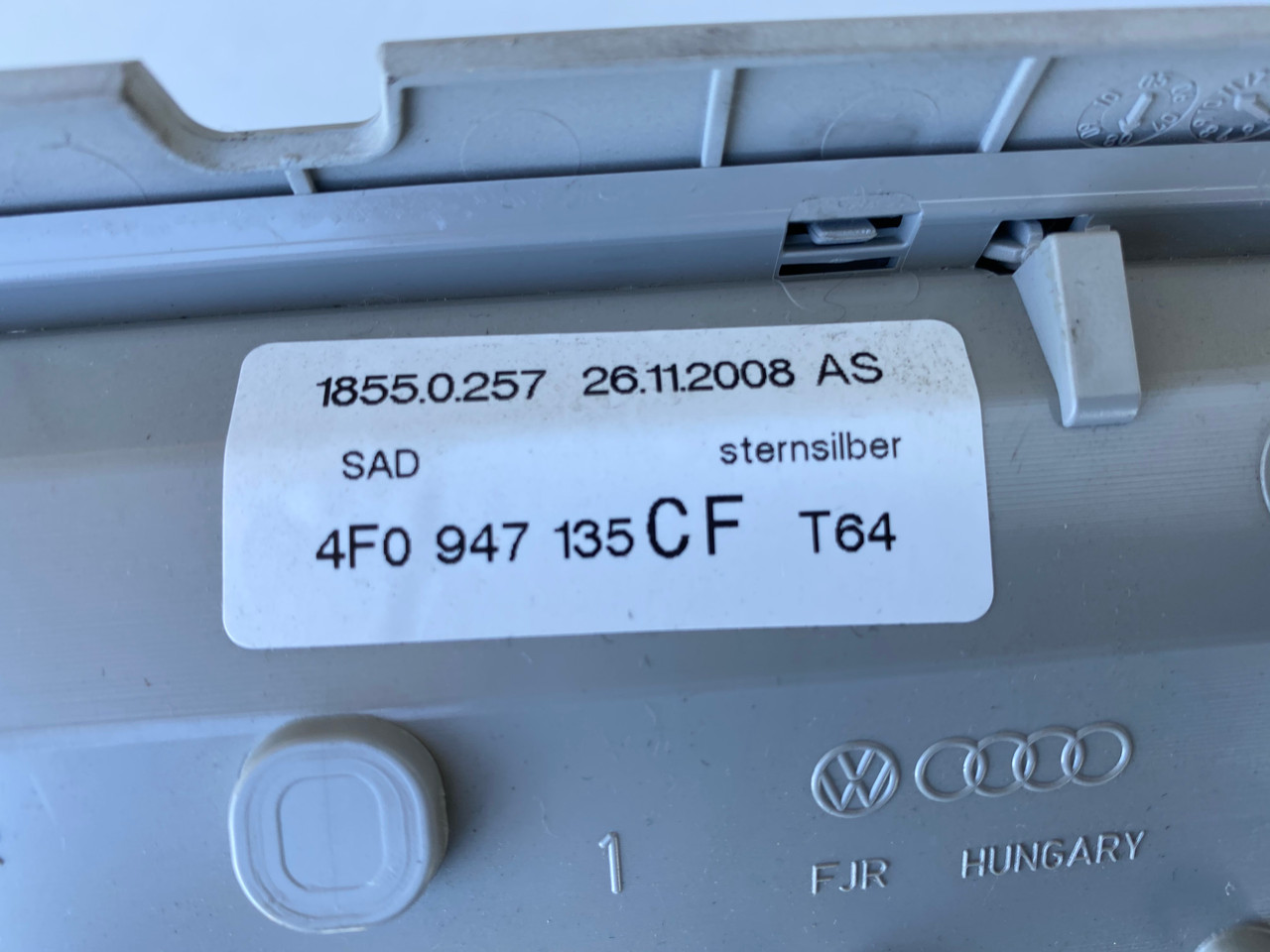 AUDI A6 4F USED INTERIOR LIGHT WITH SUNROOF SWITCH 4F0 947 135 CF ...