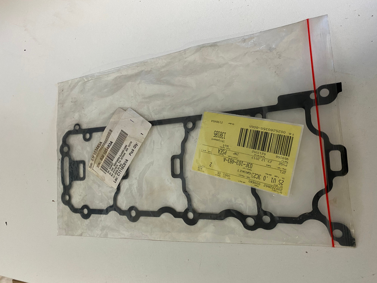 VW AUDI CBZ NEW GENUINE ROCKER COVER GASKET 03F 103 483 A - Parts 4 ...