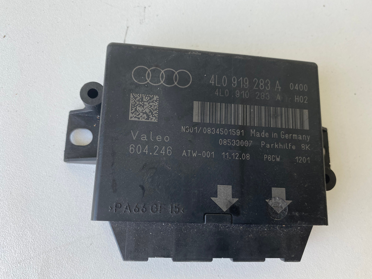 AUDI Q7 AUDI A6 ALL ROAD USED PDC PARKING CONTROL MODULE 4L0 919 283 A ...