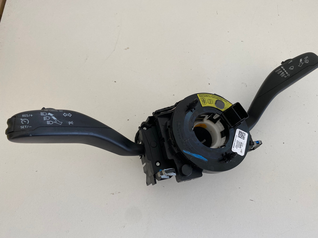 VW AMAROK USED BLINKER COMBO SWITCH WITH CLOCK SPRING 6R0 959 654 6R5 ...