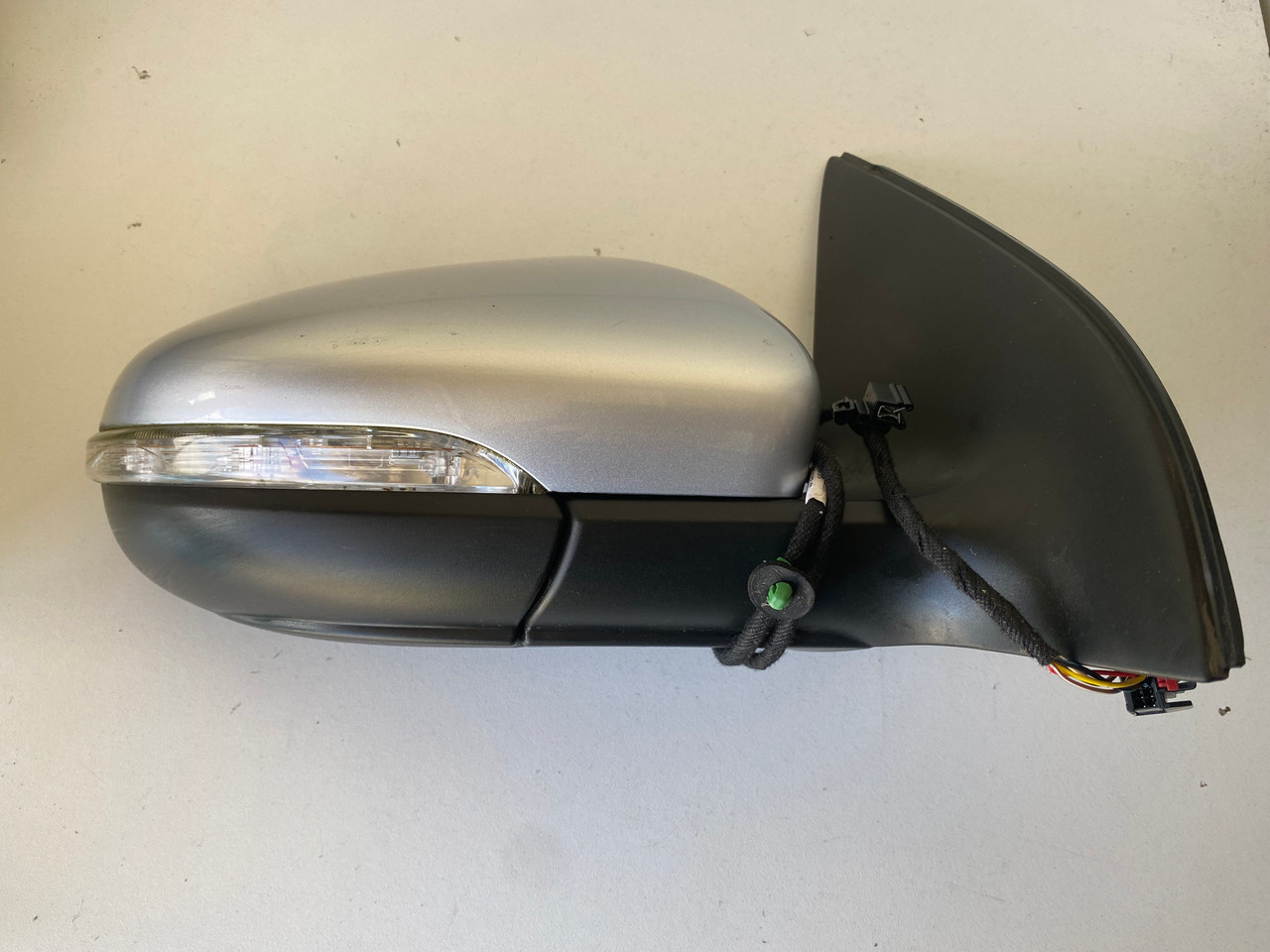 VW GOLF MK6 HATCH 2008-2012 USED RH DOOR MIRROR IN SILVER PAINT CODE ...