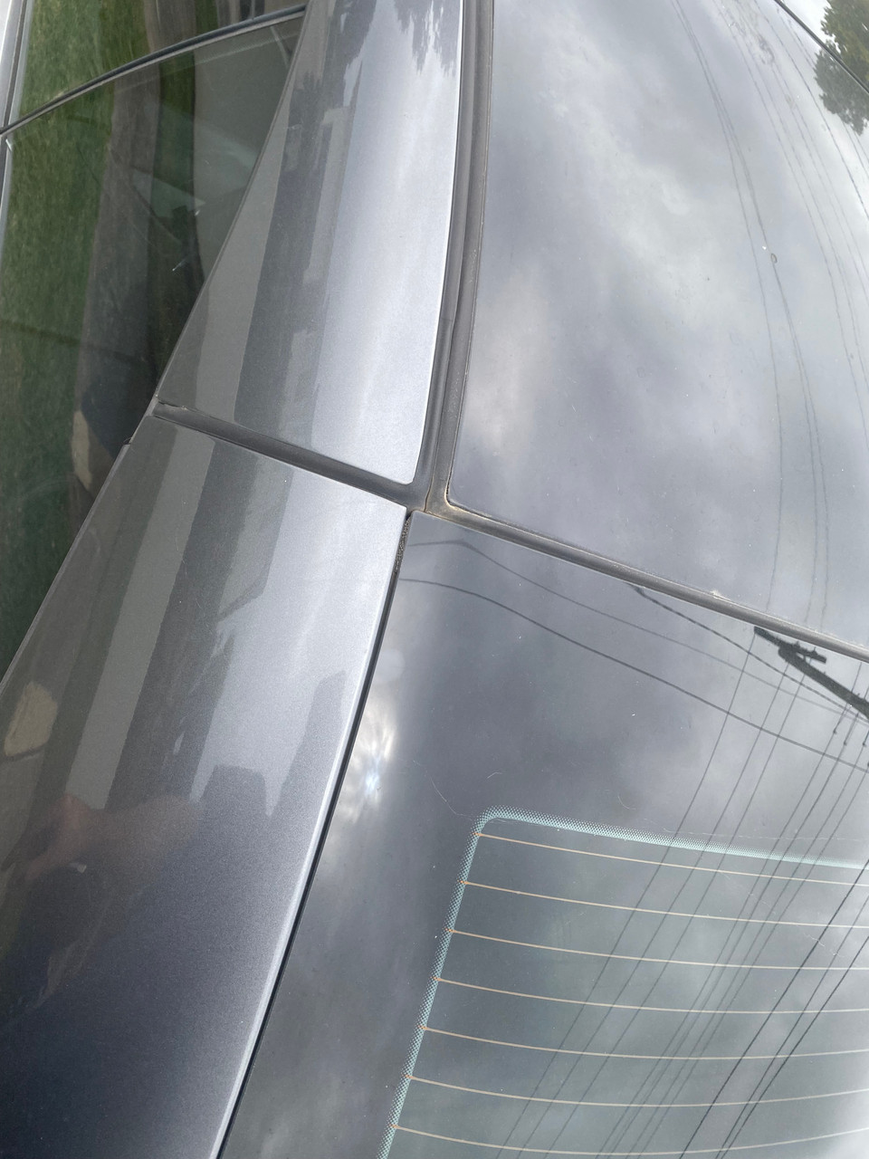 VW EOS FACE LIFT 2010-2013 USED BROOF IN GREY R7H PAINT CODE - Parts 4 ...
