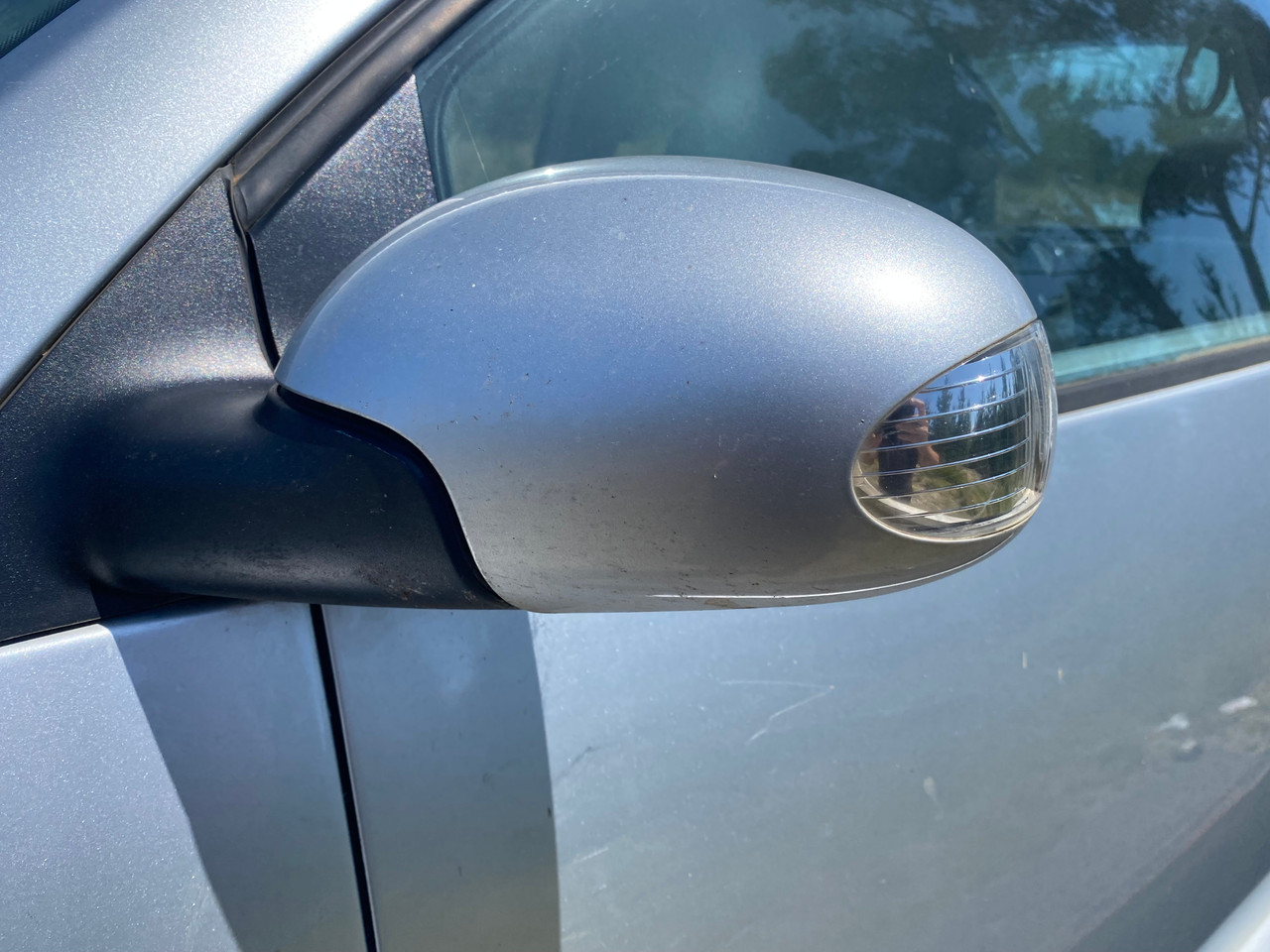 VW BEETLE 2006-2010 USED LH DOOR MIRROR IN SILVER LA7W PAINT CODE ...