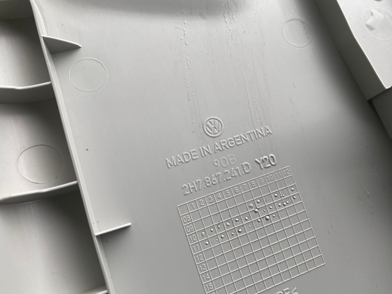 VW AMAROK USED LH UPPER C PILLAR TRIM 2H0 867 241 D Y20 - Parts 4 ...